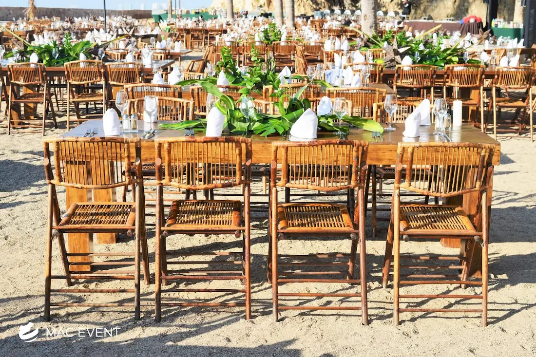 Bamboo Chair for Weddings & Events in Puerto Vallarta