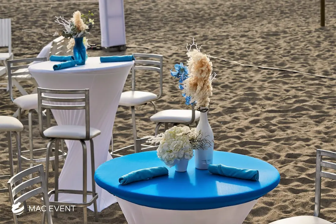 Classic Cocktail Table for Weddings & Events in Puerto Vallarta