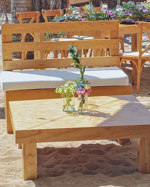 Coffee Tables for Weddings & Events in Puerto Vallarta